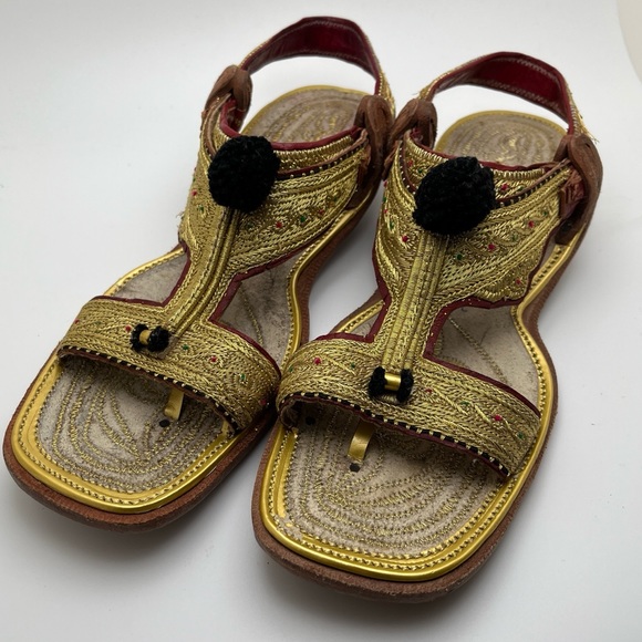Hand Crafted | Shoes | Antique Sandals Indianpakistani Ceremonial ...